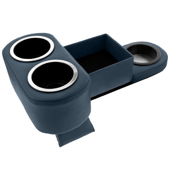 Blue Hot Rod Drinkster Console w/ Coin Holder | CupHoldersPlus