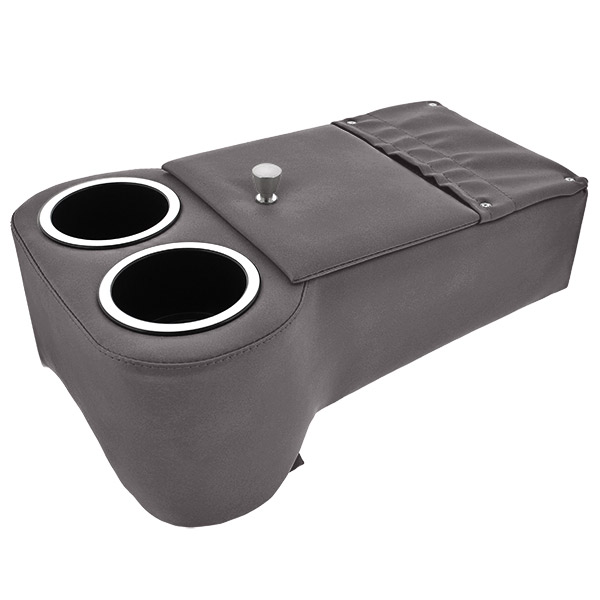 Titanium Low Rider Floor Mount Console: CupHoldersPlus.com