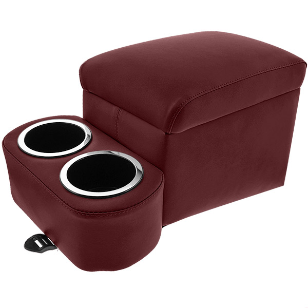 Maroon Tall Bench Seat Cruiser Console